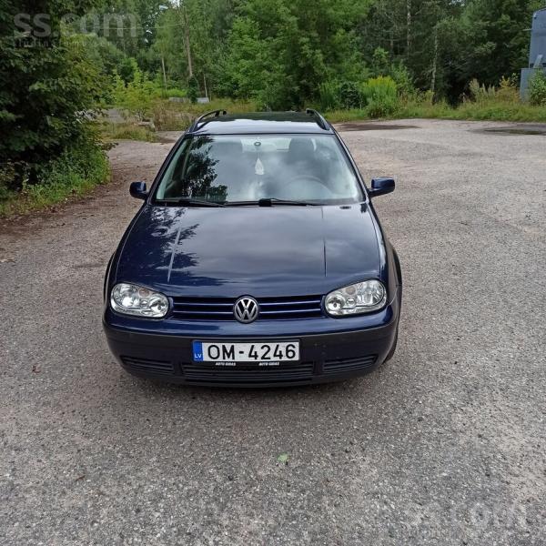 Blue Volkswagen Golf 2001 in Kraslava, with an engine capacity of 1.90 L and mileage of 340 thousand km for 3100 €, photo 1 on AUTOMOTO.COM.LV