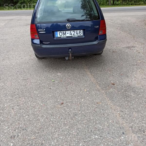 Blue Volkswagen Golf 2001 in Kraslava, with an engine capacity of 1.90 L and mileage of 340 thousand km for 3100 €, photo 4 on AUTOMOTO.COM.LV