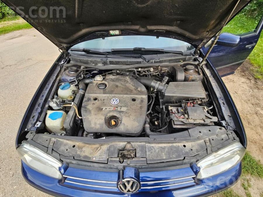 Zils Volkswagen Golf 2001 Rīga, ar dzinēja tilpumu 1.90 L un nobraukumu 366 tūkst. km par 750 €, foto 15 vietnē AUTOMOTO.COM.LV
