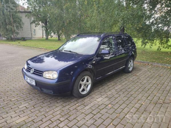 Blue Volkswagen Golf 2001 in Tukums, with an engine capacity of 1.90 L and mileage of 287 thousand km for 1550 €, photo 4 on AUTOMOTO.COM.LV