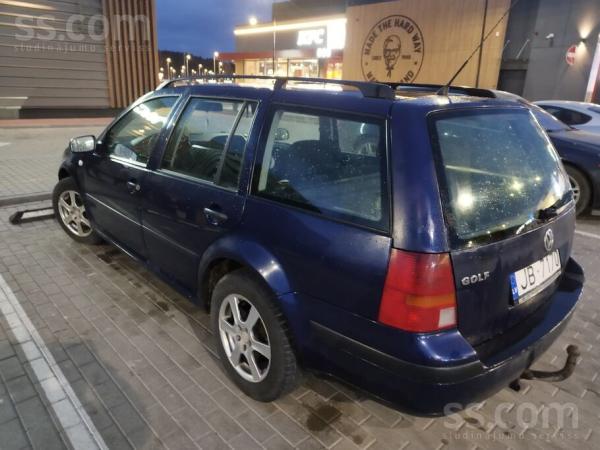Blue Volkswagen Golf 2003 in Riga, with an engine capacity of 1.90 L and mileage of 366 thousand km for 1650 €, photo 6 on AUTOMOTO.COM.LV