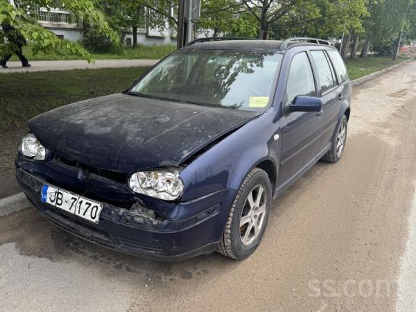 Blue Volkswagen Golf 2003 in Riga, with an engine capacity of 1.90 L and mileage of 367 thousand km for 1000 €, photo 2 on AUTOMOTO.COM.LV