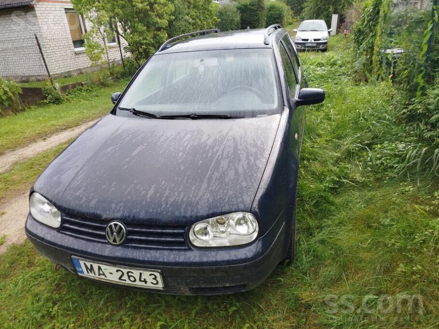 Blue Volkswagen Golf 2004 in Riga, with an engine capacity of 1.90 L and mileage of 0 thousand km for 700 €, photo 1 on AUTOMOTO.COM.LV