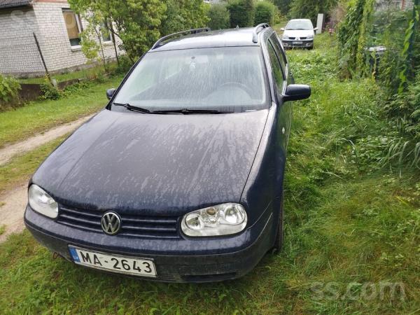 Volkswagen Golf 2004 in Riga on AUTOMOTO.COM.LV Blue Volkswagen Golf 2004 in Riga, with an engine capacity of 1.90 L and mileage of 0 thousand km for 700 €, photo 1 on AUTOMOTO.COM.LV