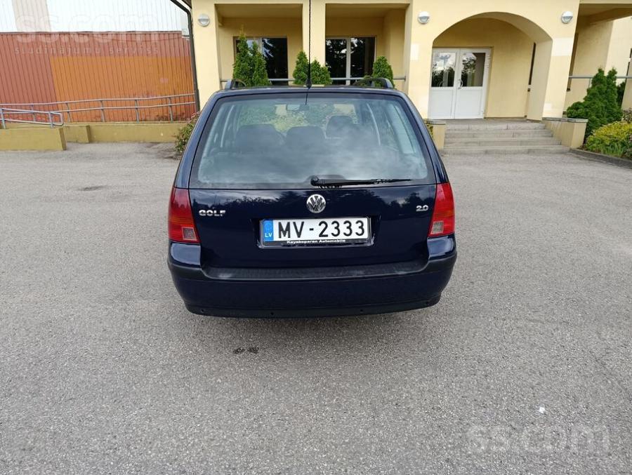 Blue Volkswagen Golf 2005 in Preili, with an engine capacity of 2.00 L and mileage of 260 thousand km for 2600 €, photo 6 on AUTOMOTO.COM.LV
