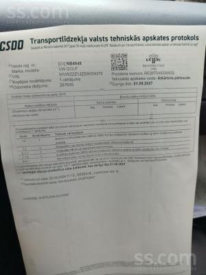 Zils Volkswagen Golf 2005 Rēzekne, ar dzinēja tilpumu 1.90 L un nobraukumu 288 tūkst. km par 1455 €, foto 8 vietnē AUTOMOTO.COM.LV