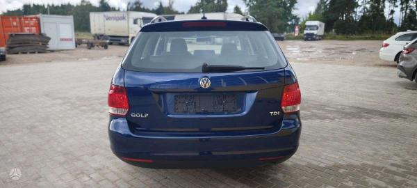 Blue Volkswagen Golf 2007 in Utena, with an engine capacity of 1.90 L and mileage of 257 thousand km for 2650 €, photo 4 on AUTOMOTO.COM.LV
