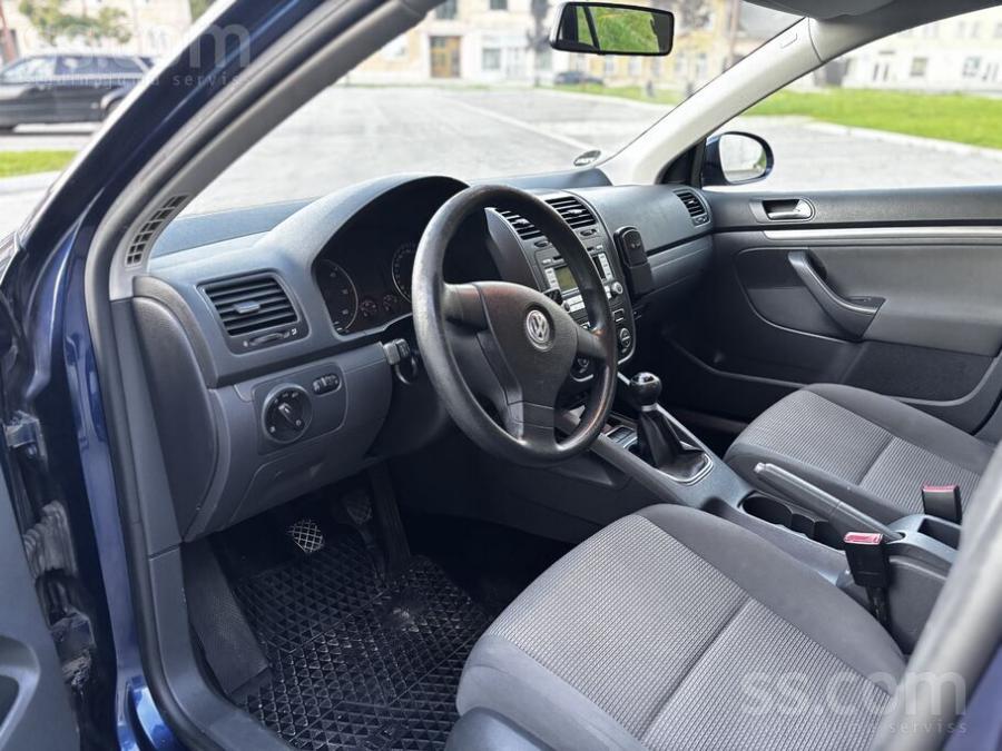 Blue Volkswagen Golf 2007 in Rezekne, with an engine capacity of 1.90 L and mileage of 258 thousand km for 3350 €, photo 30 on AUTOMOTO.COM.LV