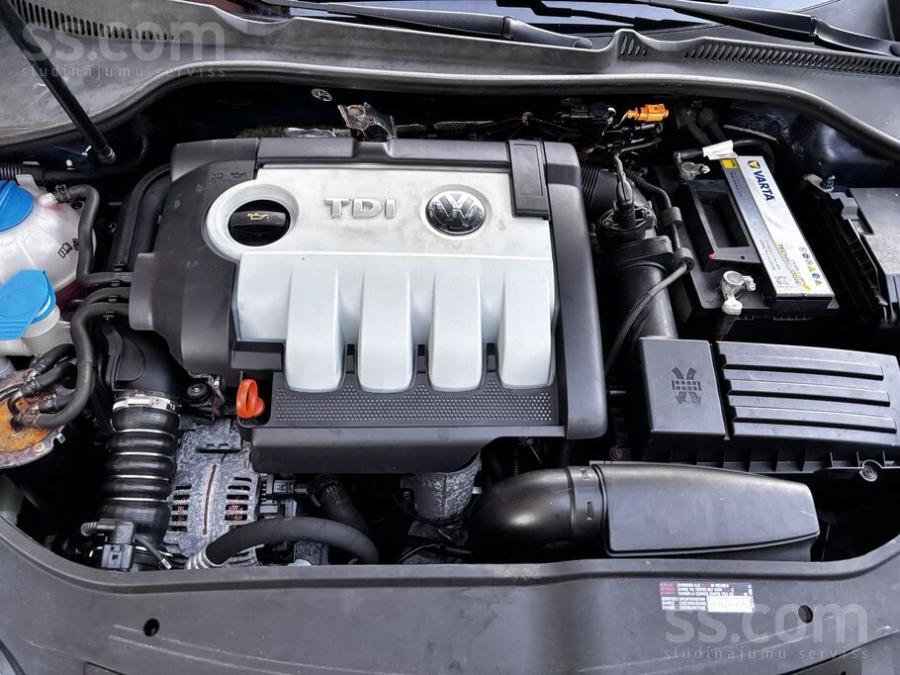 Blue Volkswagen Golf 2007 in Rezekne, with an engine capacity of 1.90 L and mileage of 258 thousand km for 3350 €, photo 36 on AUTOMOTO.COM.LV