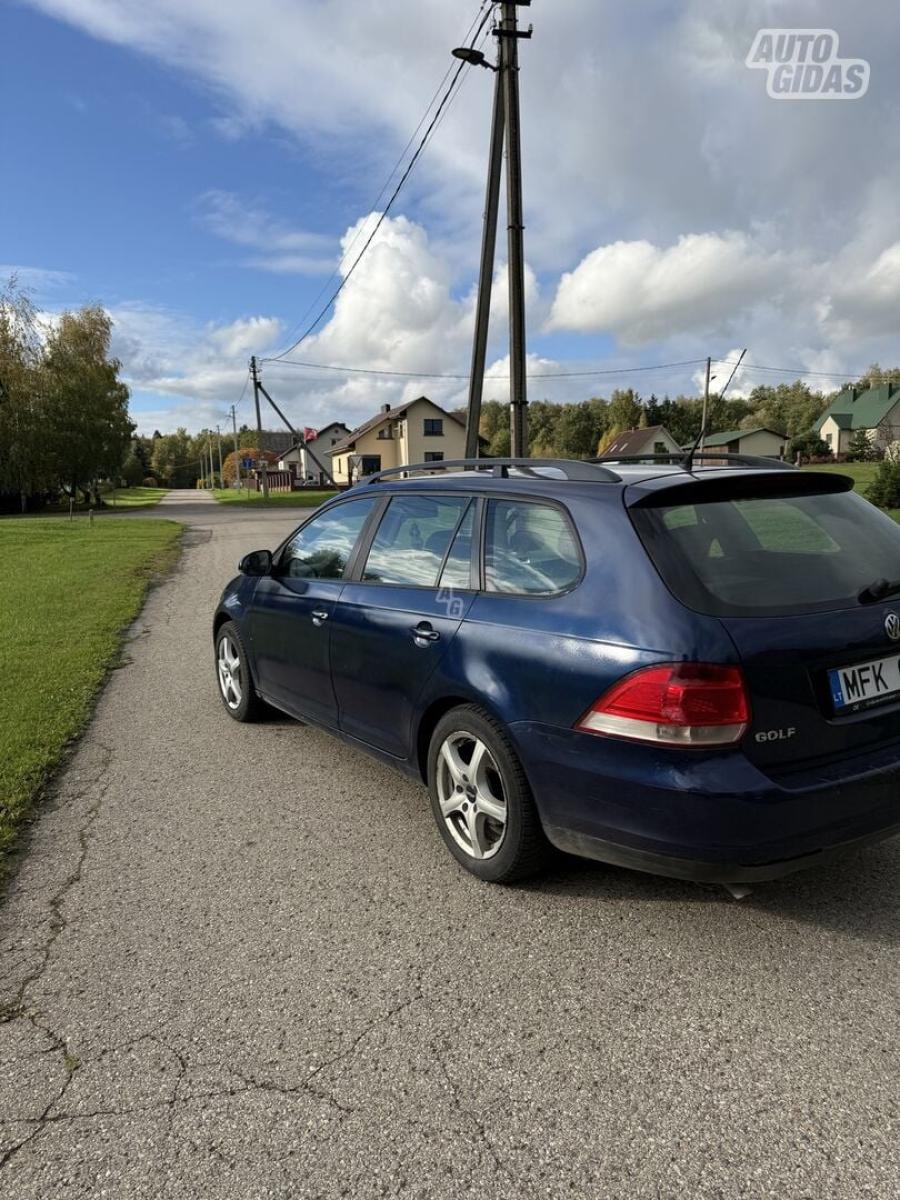Blue Volkswagen Golf 2007 in Jonava, with an engine capacity of 1.90 L and mileage of 288 thousand km for 1250 €, photo 3 on AUTOMOTO.COM.LV