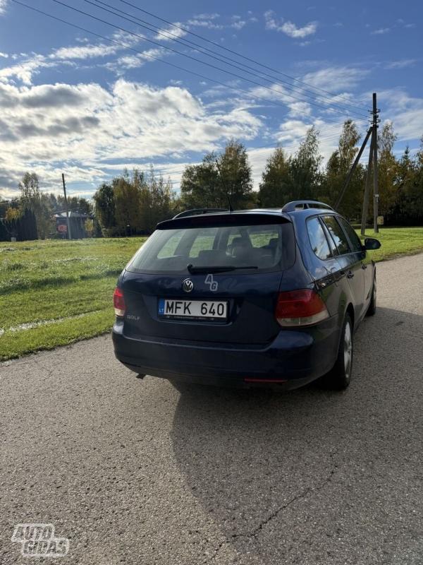 Blue Volkswagen Golf 2007 in Jonava, with an engine capacity of 1.90 L and mileage of 288 thousand km for 1250 €, photo 4 on AUTOMOTO.COM.LV