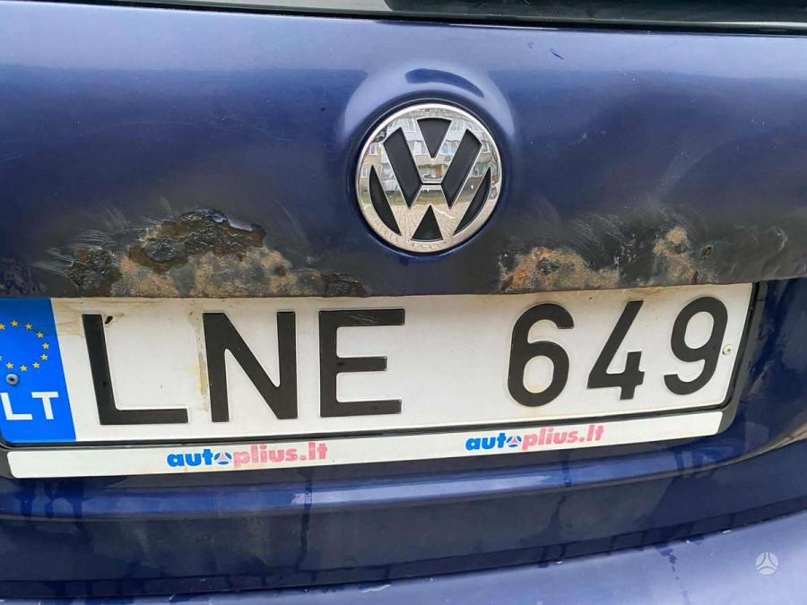 Zils Volkswagen Golf 2008 Kauņa, ar dzinēja tilpumu 1.90 L un nobraukumu 290 tūkst. km par 1300 €, foto 6 vietnē AUTOMOTO.COM.LV