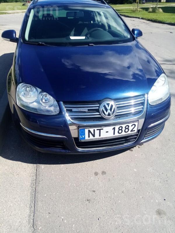 Blue Volkswagen Golf 2008 in Riga, with an engine capacity of 1.90 L and mileage of 234 thousand km for 2400 €, photo 1 on AUTOMOTO.COM.LV