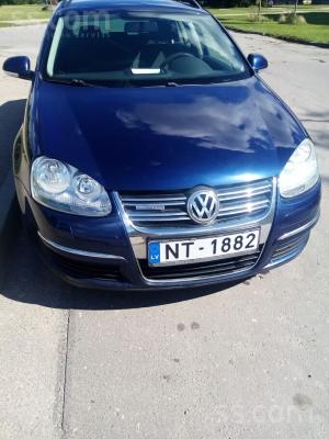 Blue Volkswagen Golf 2008 in Riga, with an engine capacity of 1.90 L and mileage of 234 thousand km for 2400 €, photo  on AUTOMOTO.COM.LV