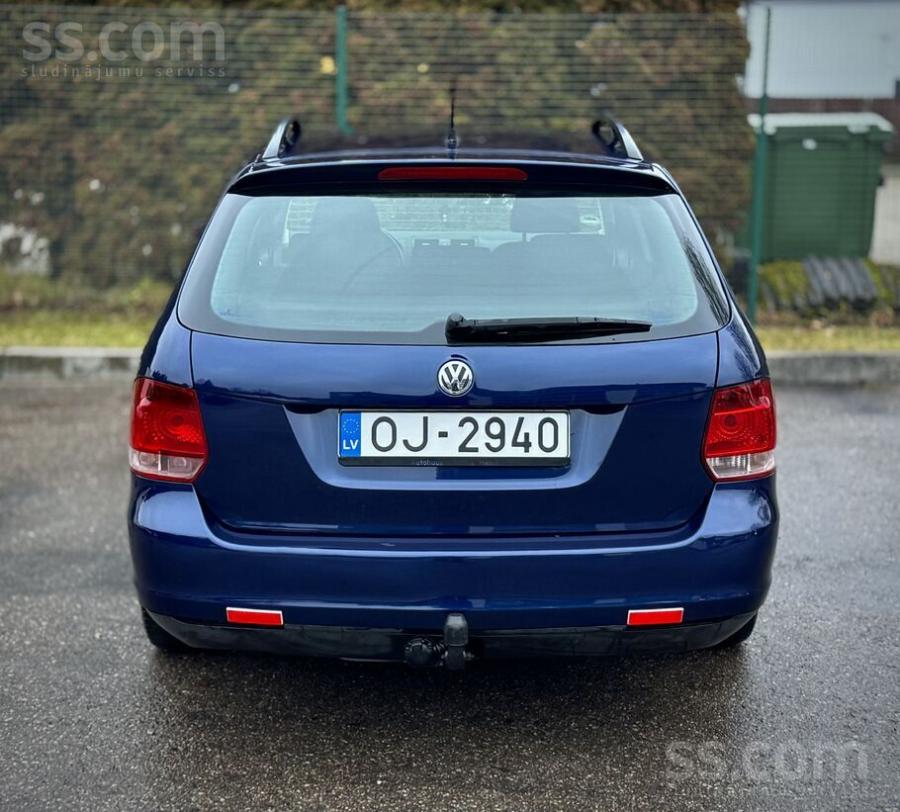 Blue Volkswagen Golf 2009 in Jelgava, with an engine capacity of 1.90 L and mileage of 0 thousand km for 3950 €, photo 6 on AUTOMOTO.COM.LV
