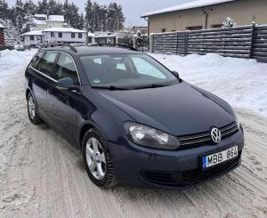 Blue Volkswagen Golf 2009 in Vilnius, with an engine capacity of 1.97 L and mileage of 344 thousand km for 3300 €, photo  on AUTOMOTO.COM.LV