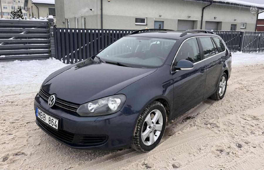 Blue Volkswagen Golf 2009 in Vilnius, with an engine capacity of 1.97 L and mileage of 344 thousand km for 3300 €, photo 2 on AUTOMOTO.COM.LV