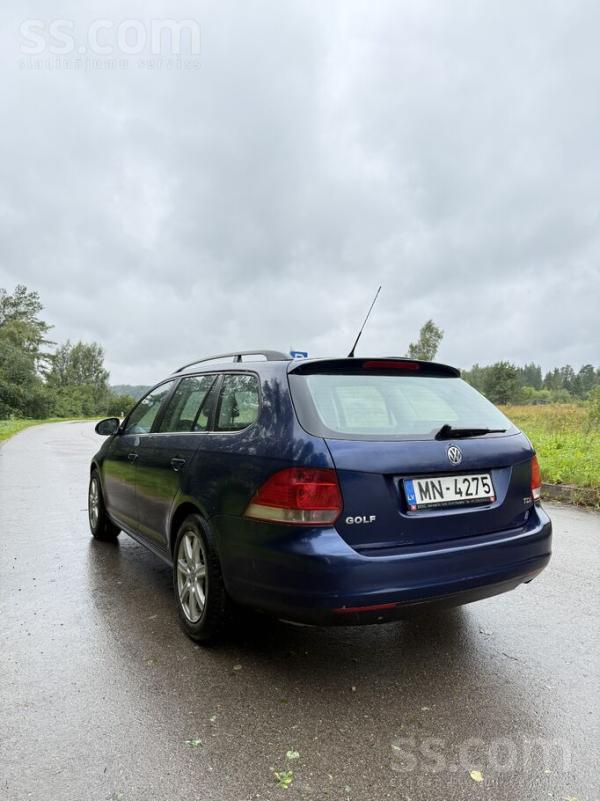 Blue Volkswagen Golf 2009 in Tukums, with an engine capacity of 1.90 L and mileage of 0 thousand km for 2060 €, photo 5 on AUTOMOTO.COM.LV