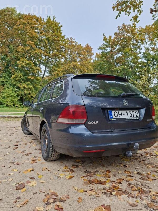 Zils Volkswagen Golf 2009 Rīga, ar dzinēja tilpumu 1.90 L un nobraukumu 390 tūkst. km par 2100 €, foto 7 vietnē AUTOMOTO.COM.LV