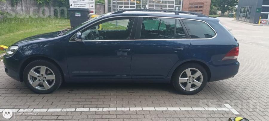 Blue Volkswagen Golf 2010 in Jurmala, with an engine capacity of 2.00 L and mileage of 195 thousand km for 4700 €, photo 5 on AUTOMOTO.COM.LV
