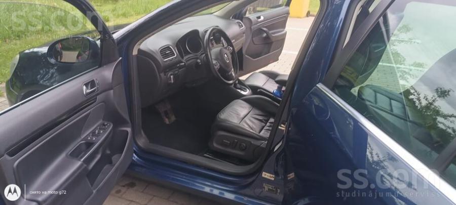 Blue Volkswagen Golf 2010 in Jurmala, with an engine capacity of 2.00 L and mileage of 195 thousand km for 4700 €, photo 9 on AUTOMOTO.COM.LV