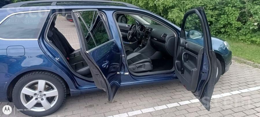 Blue Volkswagen Golf 2010 in Jurmala, with an engine capacity of 2.00 L and mileage of 195 thousand km for 4700 €, photo 11 on AUTOMOTO.COM.LV