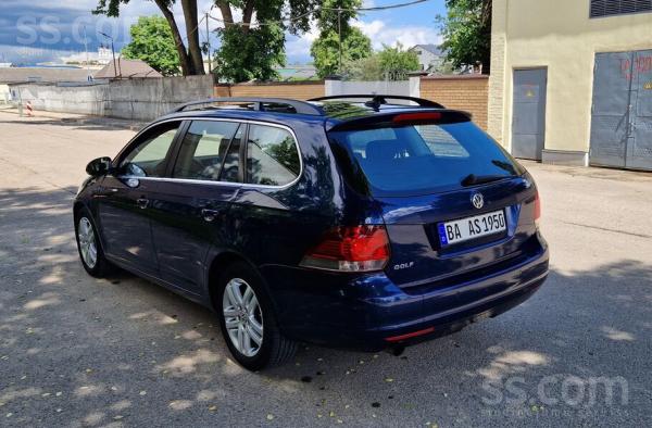 Blue Volkswagen Golf 2011 in Daugavpils, with an engine capacity of 1.60 L and mileage of 305 thousand km for 3450 €, photo 6 on AUTOMOTO.COM.LV