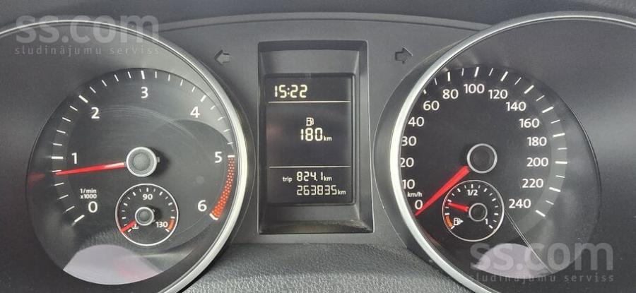 Blue Volkswagen Golf 2013 in Rezekne, with an engine capacity of 1.60 L and mileage of 0 thousand km for 3350 €, photo 14 on AUTOMOTO.COM.LV