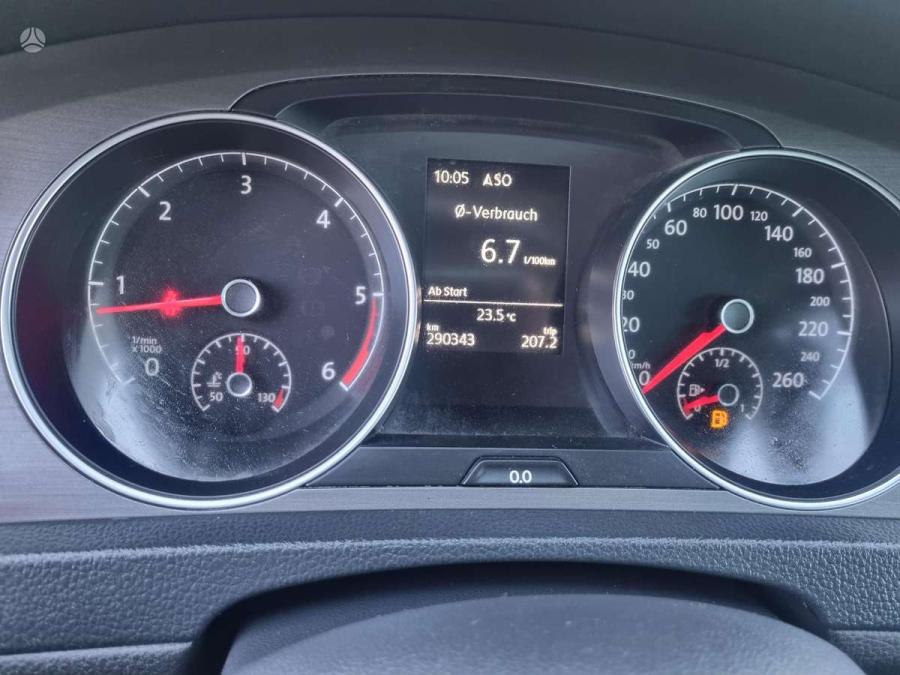 Zils Volkswagen Golf 2013 Šauļi, ar dzinēja tilpumu 1.97 L un nobraukumu 290 tūkst. km par 6600 €, foto 24 vietnē AUTOMOTO.COM.LV