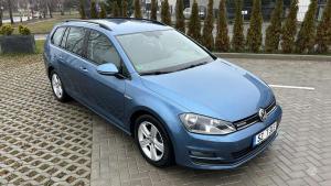 Blue Volkswagen Golf 2014 in Kaunas, with an engine capacity of 1.60 L and mileage of 274 thousand km for 6490 €, photo  on AUTOMOTO.COM.LV