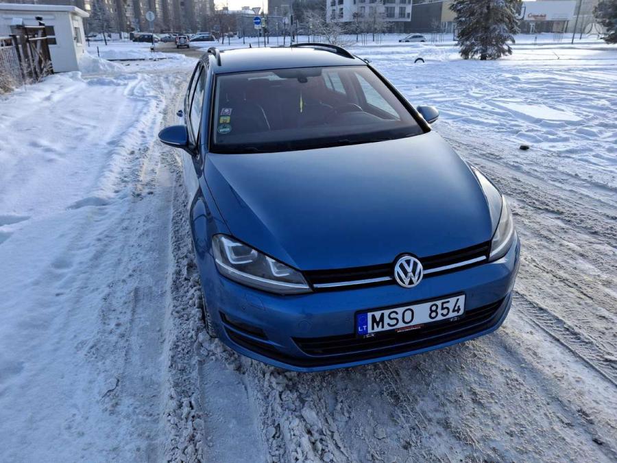 Zils Volkswagen Golf 2014 Kauņa, ar dzinēja tilpumu 1.60 L un nobraukumu 220 tūkst. km par 7090 €, foto 2 vietnē AUTOMOTO.COM.LV