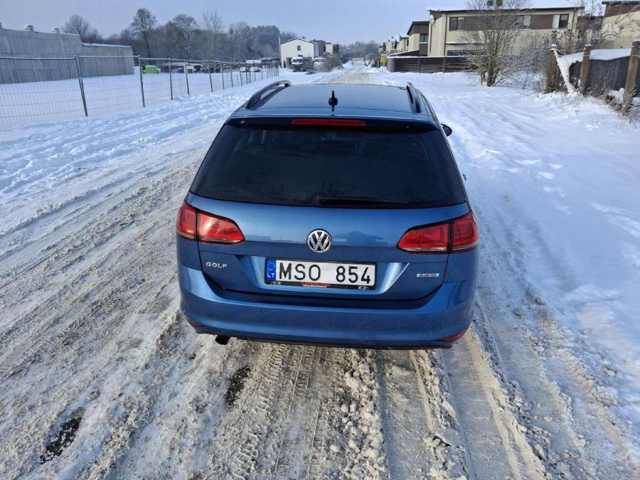 Zils Volkswagen Golf 2014 Kauņa, ar dzinēja tilpumu 1.60 L un nobraukumu 220 tūkst. km par 7090 €, foto 7 vietnē AUTOMOTO.COM.LV