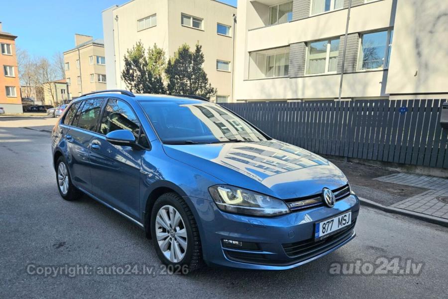 Zils Volkswagen Golf 2014 Tallina, ar dzinēja tilpumu 1.40 L un nobraukumu 230 tūkst. km par 6990 €, foto 7 vietnē AUTOMOTO.COM.LV