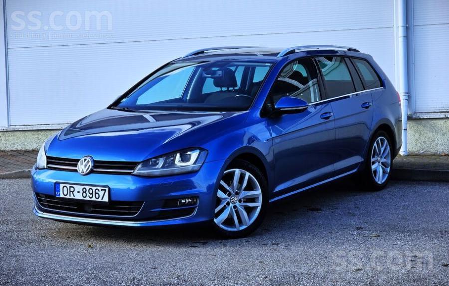 Blue Volkswagen Golf 2014 in Tukums, with an engine capacity of 2.00 L and mileage of 250 thousand km for 8500 €, photo 1 on AUTOMOTO.COM.LV