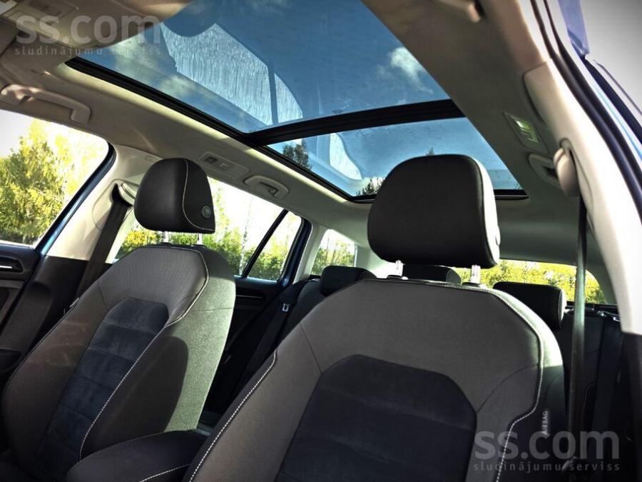 Blue Volkswagen Golf 2014 in Tukums, with an engine capacity of 2.00 L and mileage of 250 thousand km for 8500 €, photo 12 on AUTOMOTO.COM.LV
