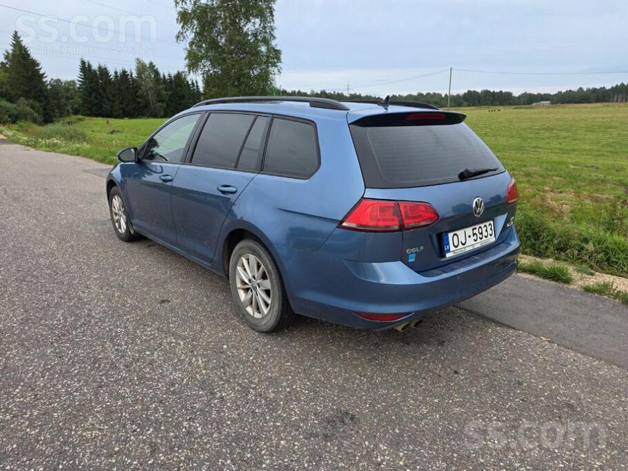 Синий Фольксваген Гольф 2015 в Рига, объемом двигателя 1.40 л и пробегом 131 тыс. км за 7600 €, фото 9 на AUTOMOTO.COM.LV