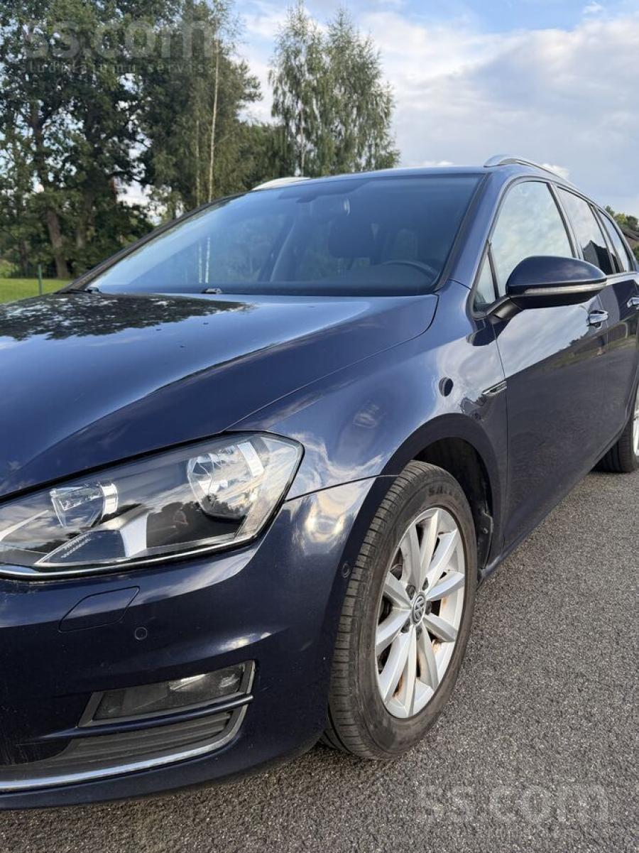 Blue Volkswagen Golf 2015 in Riga, with an engine capacity of 1.60 L and mileage of 290 thousand km for 5500 €, photo 6 on AUTOMOTO.COM.LV