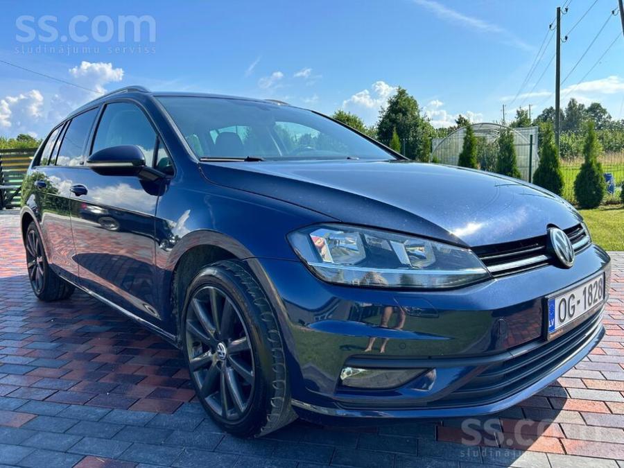 Blue Volkswagen Golf 2016 in Riga, with an engine capacity of 2.00 L and mileage of 196 thousand km for 6750 €, photo 1 on AUTOMOTO.COM.LV
