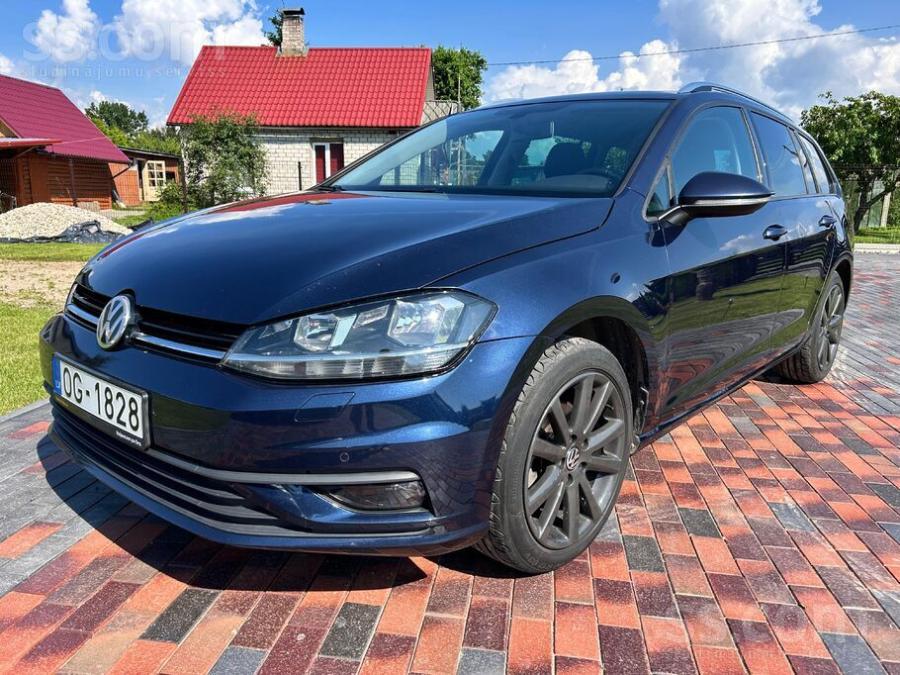 Blue Volkswagen Golf 2016 in Riga, with an engine capacity of 2.00 L and mileage of 196 thousand km for 6750 €, photo 2 on AUTOMOTO.COM.LV
