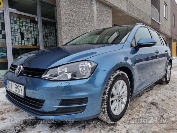 Blue Volkswagen Golf 2016 in Tallinn, with an engine capacity of 1.60 L and mileage of 157 thousand km for 11200 €, photo 1 on AUTOMOTO.COM.LV