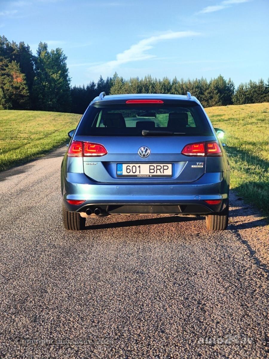 Blue Volkswagen Golf 2016 in Tallinn, with an engine capacity of 1.40 L and mileage of 189 thousand km for 8900 €, photo 5 on AUTOMOTO.COM.LV
