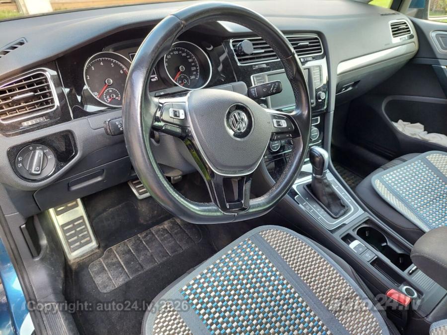 Blue Volkswagen Golf 2016 in Tallinn, with an engine capacity of 1.40 L and mileage of 189 thousand km for 8900 €, photo 18 on AUTOMOTO.COM.LV