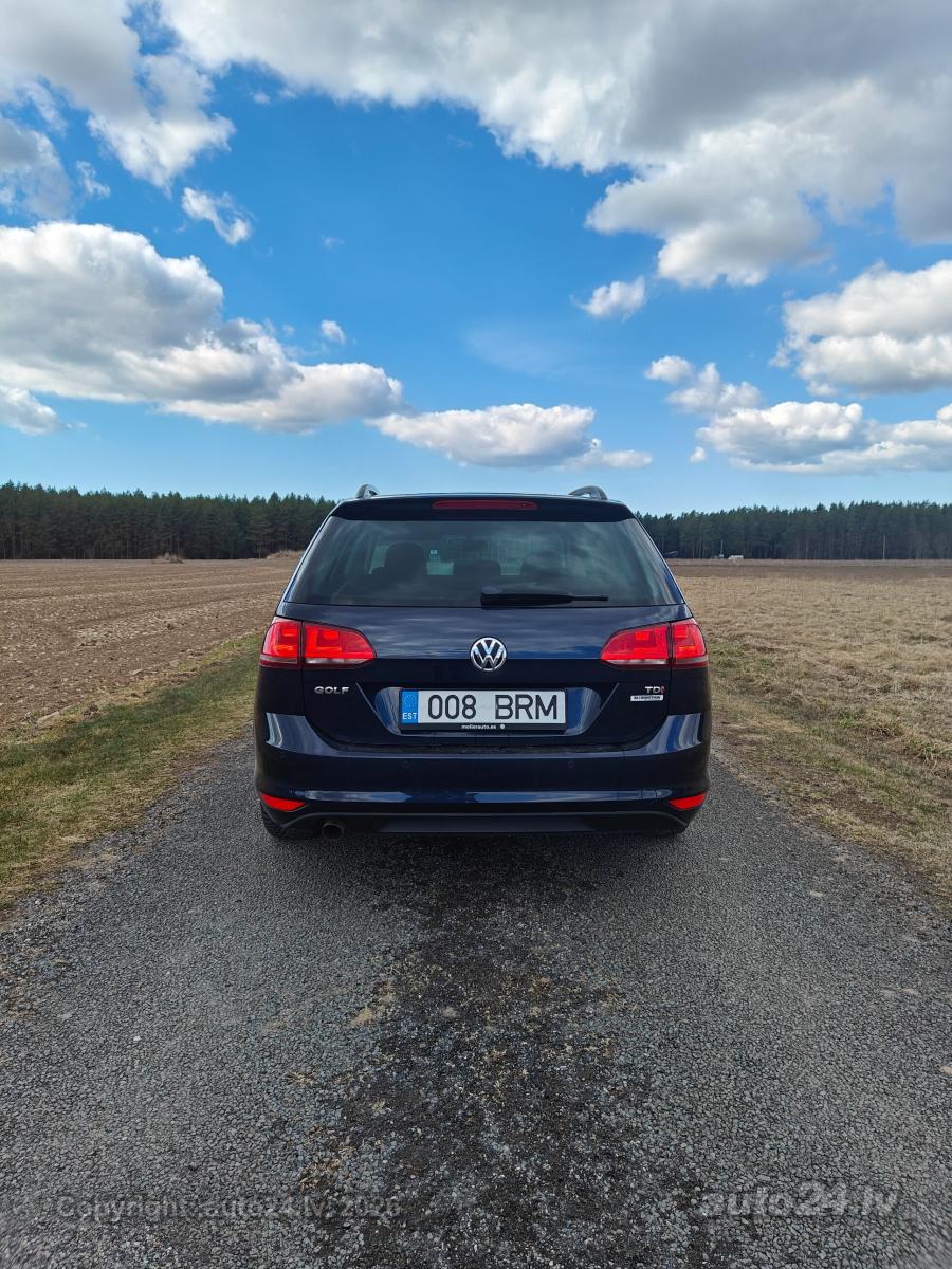 Blue Volkswagen Golf 2016 in Haapsalu, with an engine capacity of 1.60 L and mileage of 195 thousand km for 9600 €, photo 6 on AUTOMOTO.COM.LV