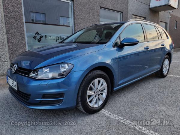 Blue Volkswagen Golf 2016 in Tallinn, with an engine capacity of 1.60 L and mileage of 157 thousand km for 11200 €, photo 1 on AUTOMOTO.COM.LV