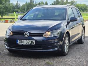 Blue Volkswagen Golf 2016 in Liepaja, with an engine capacity of 1.60 L and mileage of 147 thousand km for 9750 €, photo  on AUTOMOTO.COM.LV