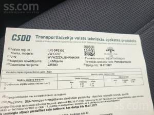 Zils Volkswagen Golf 2017 Jelgava, ar dzinēja tilpumu 1.60 L un nobraukumu 226 tūkst. km par 7490 €, foto 28 vietnē AUTOMOTO.COM.LV