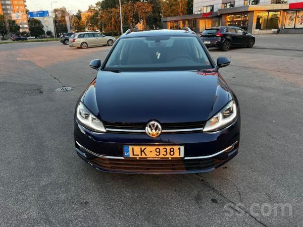 Blue Volkswagen Golf 2018 in Riga, with an engine capacity of 1.60 L and mileage of 104 thousand km for 12000 €, photo 10 on AUTOMOTO.COM.LV