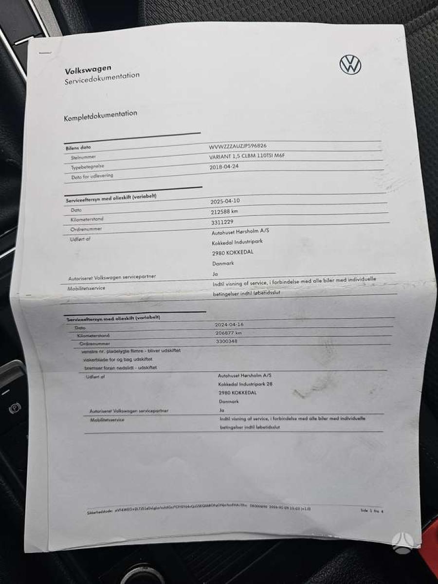 Синий Фольксваген Гольф 2018 в Пакруойис, объемом двигателя 1.50 л и пробегом 259 тыс. км за 7700 €, фото 14 на AUTOMOTO.COM.LV