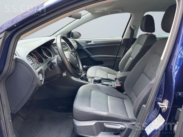 Blue Volkswagen Golf 2018 in Riga, with an engine capacity of 1.40 L and mileage of 136 thousand km for 9970 €, photo 10 on AUTOMOTO.COM.LV