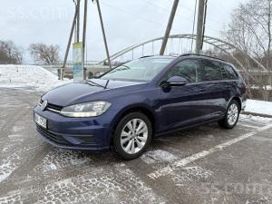 Blue Volkswagen Golf 2019 in Riga, with an engine capacity of 1.60 L and mileage of 163 thousand km for 10500 €, photo  on AUTOMOTO.COM.LV